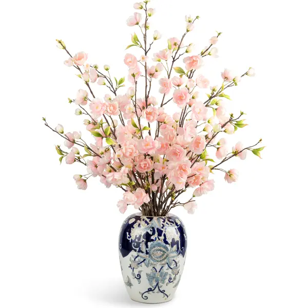 COCOBELLA Leonie Cherry Blossom Toile Arrangement - Pink