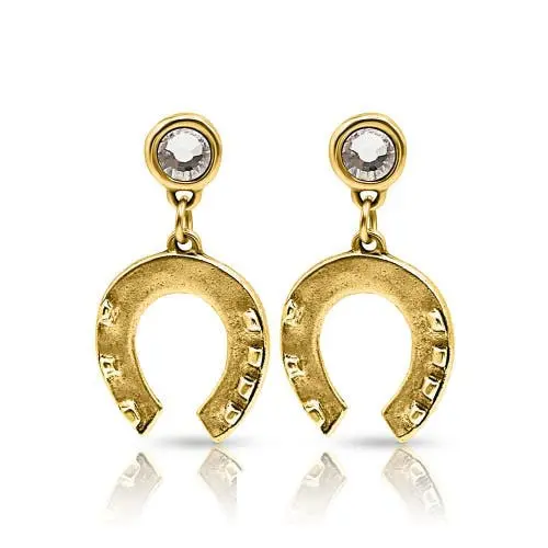 BOWOOD LANE Wilder Horseshoe Dangle Earrings