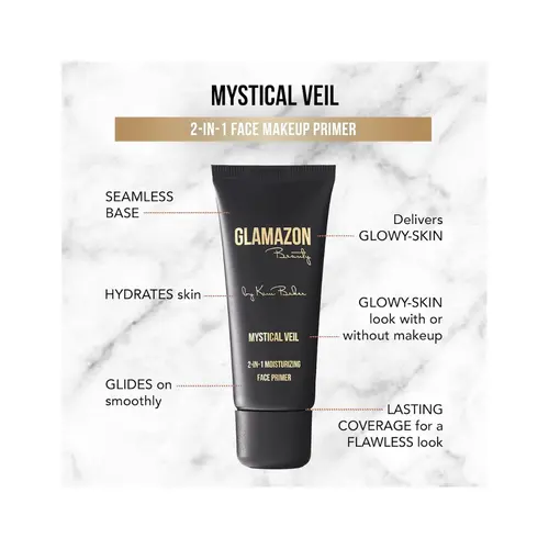 GLAMAZON BEAUTY 2-in-1 Mystical Veil Face Primer