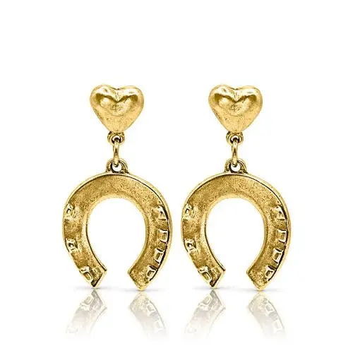 BOWOOD LANE Wilder Hart Earrings - Gold