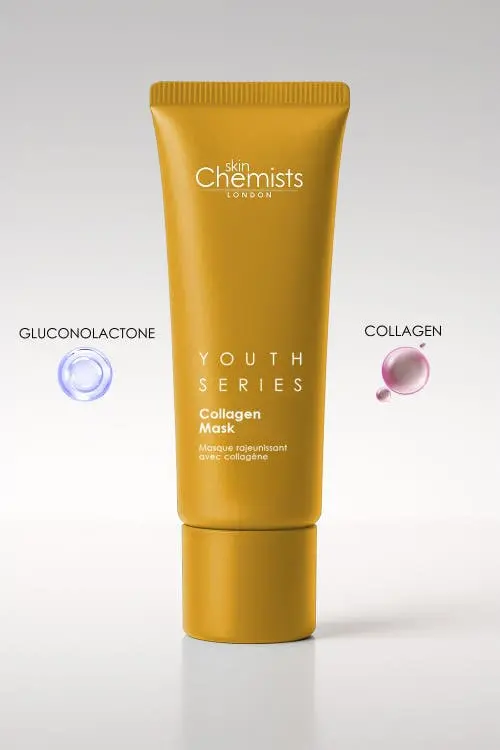 SKIN CHEMISTS Youth Series 1% Collagen Mask 50ml For Loss Of Firmness - White