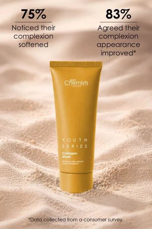 SKIN CHEMISTS Youth Series 1% Collagen Mask 50ml For Loss Of Firmness - White