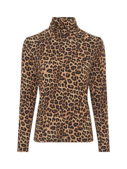 Gerard Darel Hélène Long Sleeve Printed Top