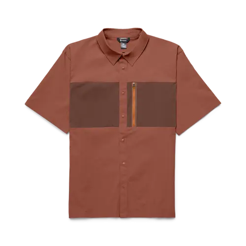 COTOPAXI Sumaco Short-sleeve Shirt - Faded Brick/acorn