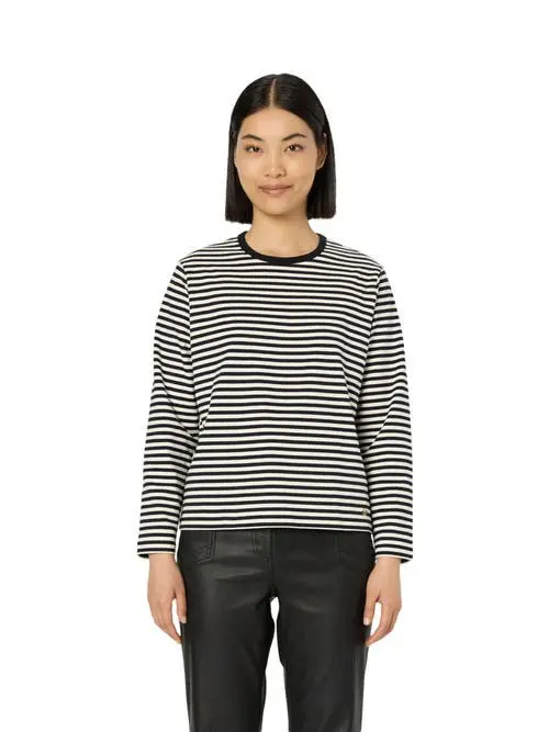 Gerard Darel Hulia Striped Long Sleeve Top