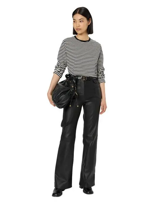 Gerard Darel Hulia Striped Long Sleeve Top