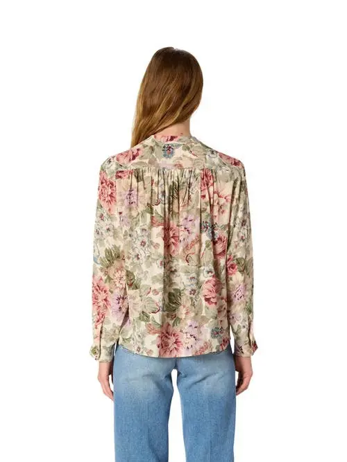 Gerard Darel Armande Floral Print Blouse