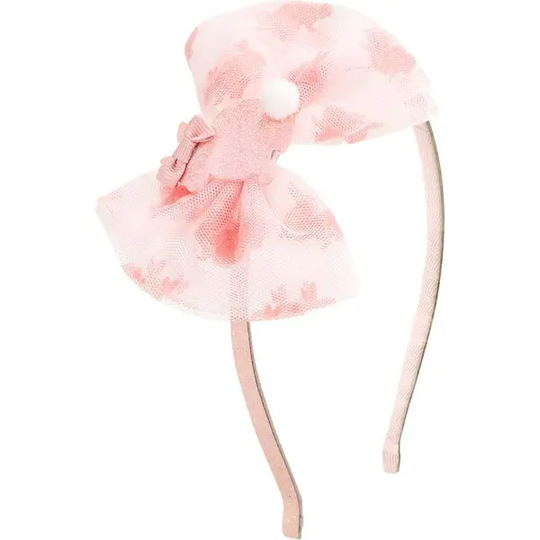 SWEET WINK Bow Headband - Pink