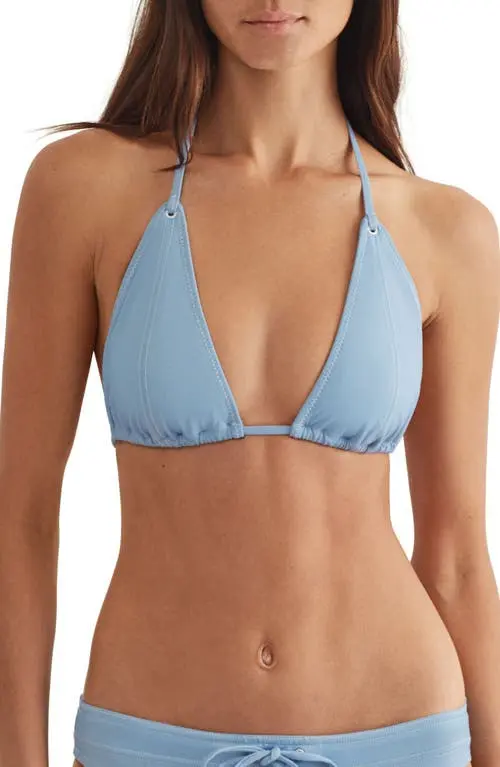 Polo Ralph Lauren Modern Slider Triangle Bikini Top - Carolina Blue