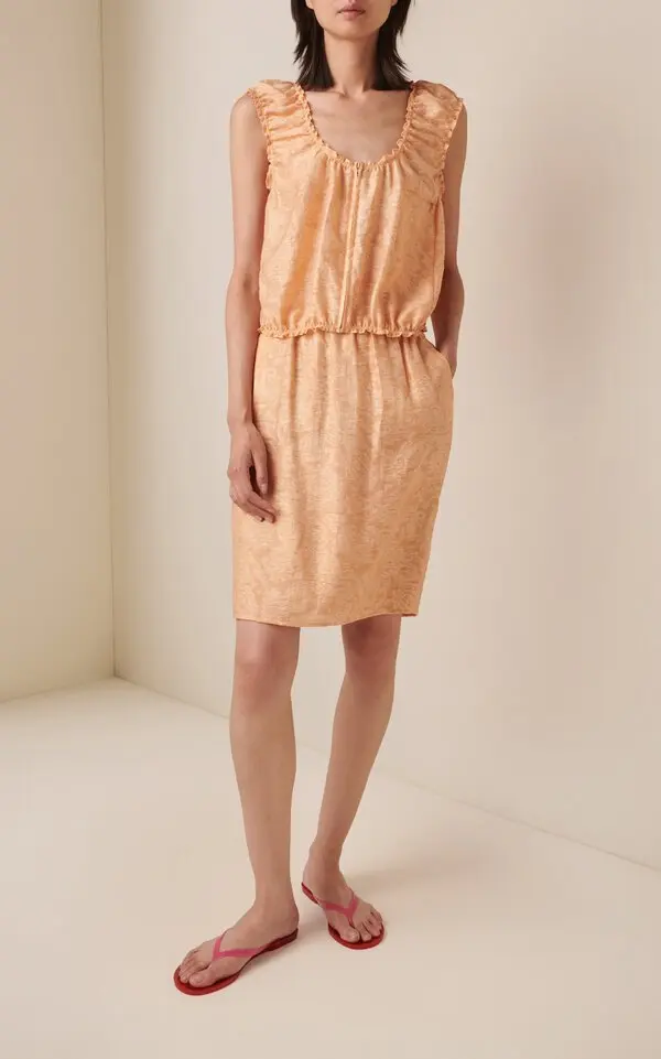 Christopher Esber Light Leak Jacquard Zip Up Top