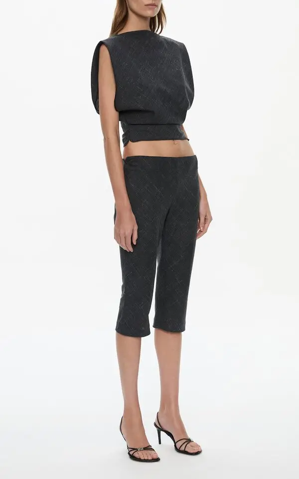 Christopher Esber Banyan Capri Wool Trousers