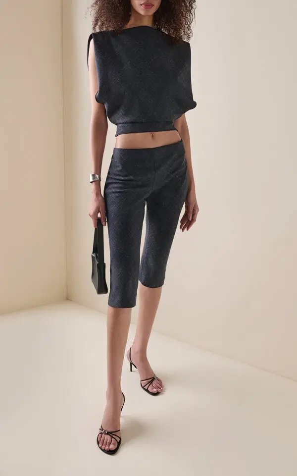 Christopher Esber Banyan Capri Wool Trousers