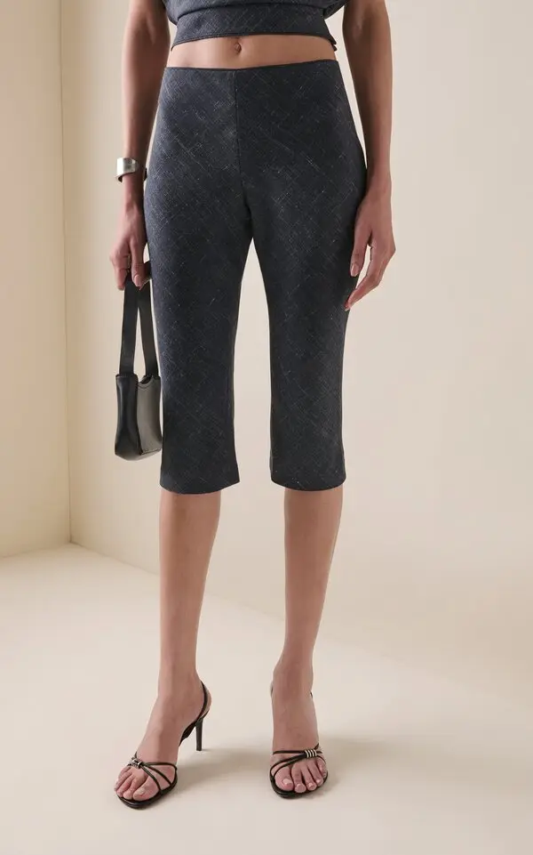 Christopher Esber Banyan Capri Wool Trousers