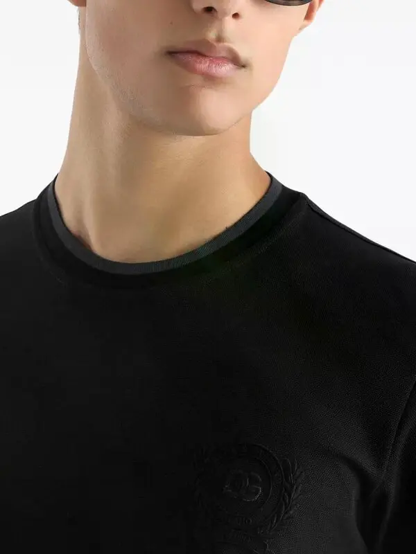 Dolce & Gabbana Embroidery-logo T-shirt