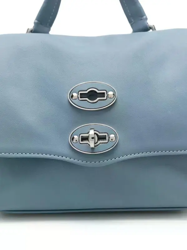 ZANELLATO Small Postina® Studded Tote Bag - Blue