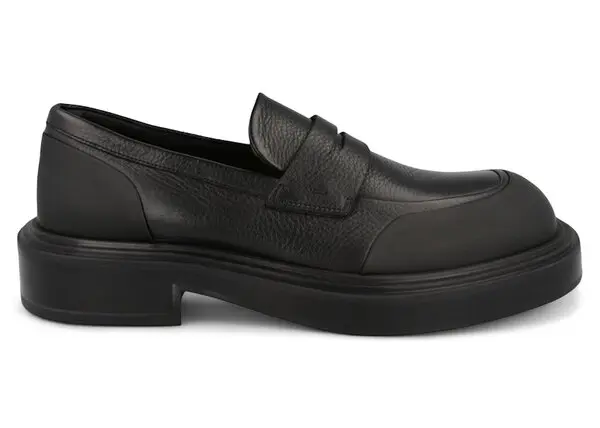 FERRAGAMO Leather Penny Loafers