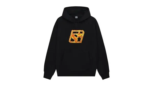 StÜssy Blaze Hoodie - Black