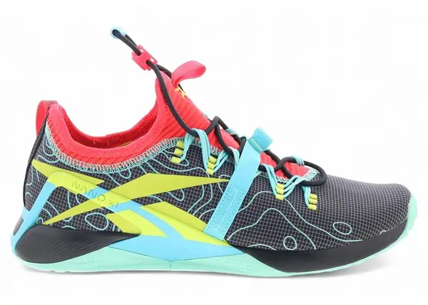 REEBOK Nano X1 Rich Froning Athletic Sneakers - Core Black/neon Cherry/acid Yellow