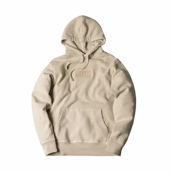 Kith Classic Logo Hoodie - Sand
