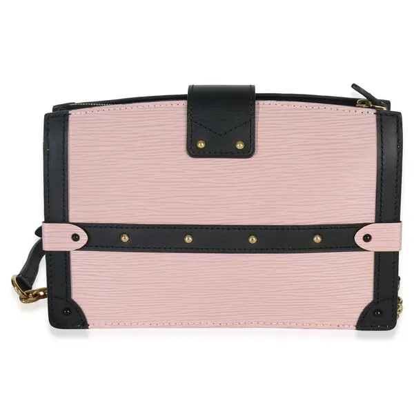 LOUIS VUITTON Rose Ballerine Epi Trunk Clutch - Pink