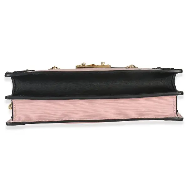 LOUIS VUITTON Rose Ballerine Epi Trunk Clutch - Pink