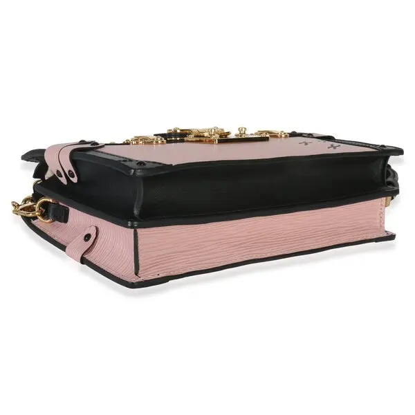 LOUIS VUITTON Rose Ballerine Epi Trunk Clutch - Pink