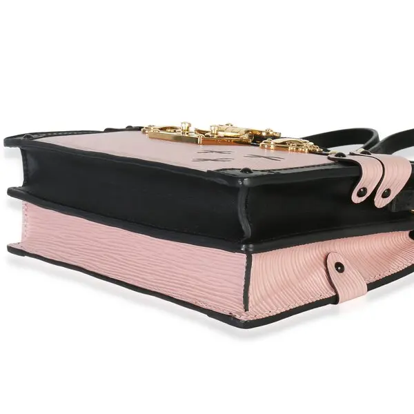 LOUIS VUITTON Rose Ballerine Epi Trunk Clutch - Pink