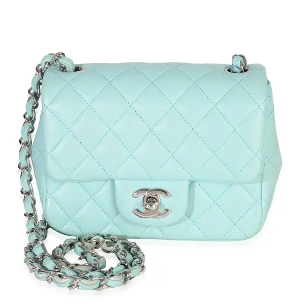 Chanel Quilted Lambskin Square Single Flap Bag