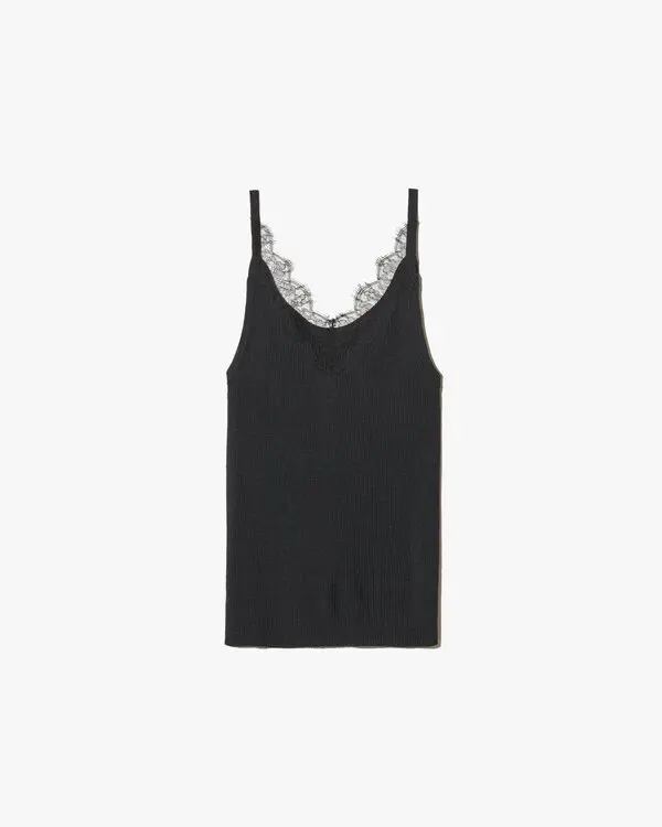 NILI LOTAN Aronia Silk Tank
