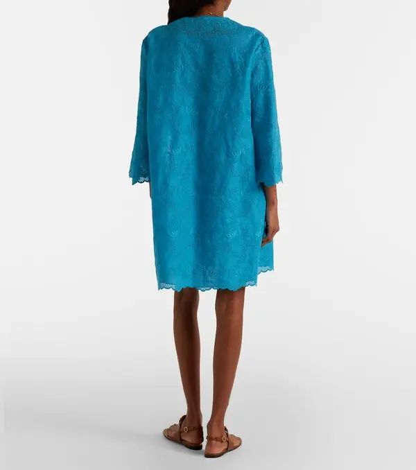 Valentino Garavani Broderie Anglaise Cotton Kaftan