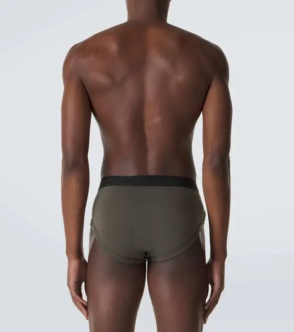 TOM FORD Set Of 2 Cotton-blend Briefs - Multicoloured