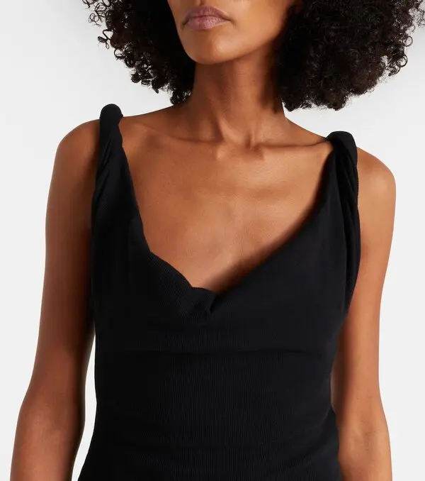 VIVIENNE WESTWOOD Anna Cotton Tank Top - Black