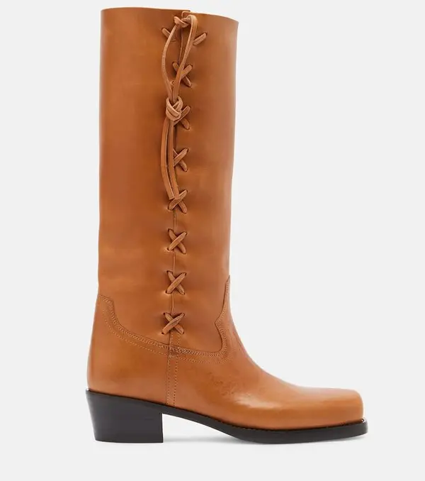 Paris Texas Roxanne Leather Knee-high Boots - Brown