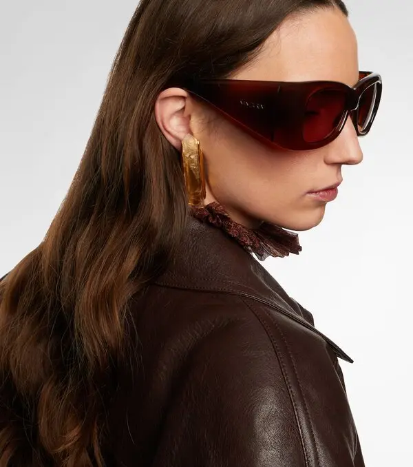 Saint Laurent Sl 901 Howl Sunglasses - Brown