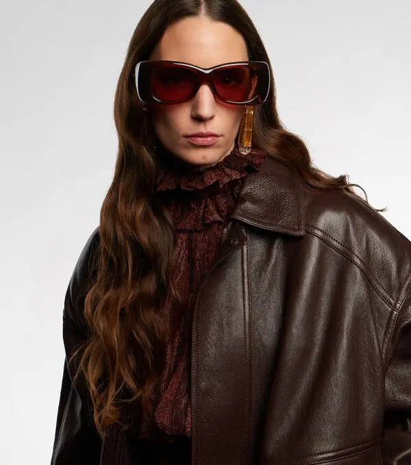 Saint Laurent Sl 901 Howl Sunglasses - Brown