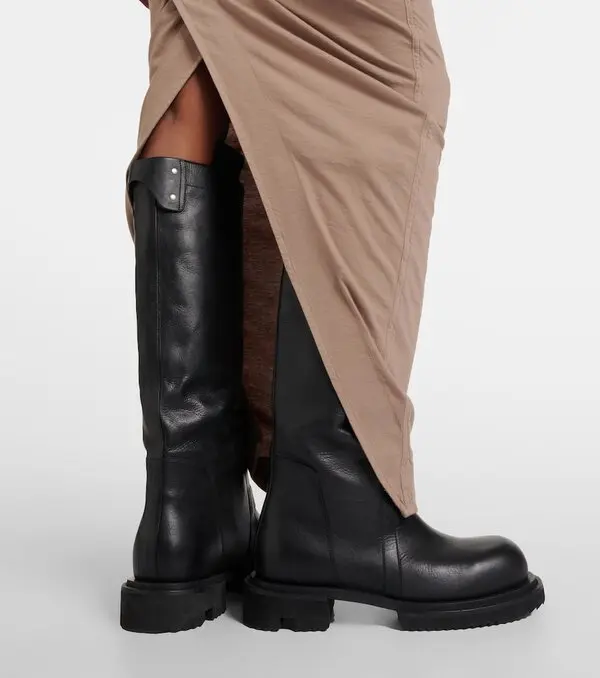 Rick Owens Cotton Jersey Maxi Skirt