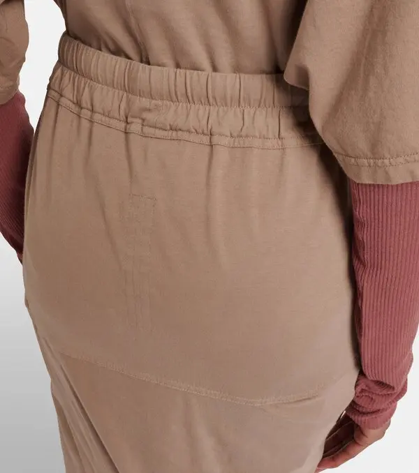 Rick Owens Cotton Jersey Maxi Skirt