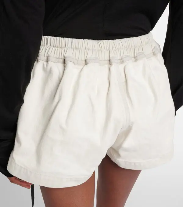 Rick Owens Cotton Jersey Shorts - Grey