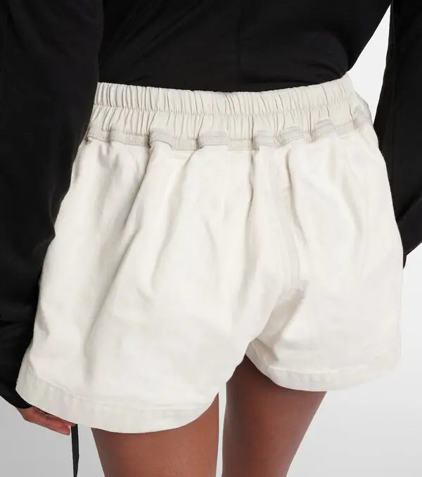 Rick Owens Cotton Jersey Shorts - Grey