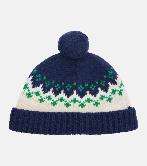 Miu Miu Fair Isle Virgin Wool Beanie