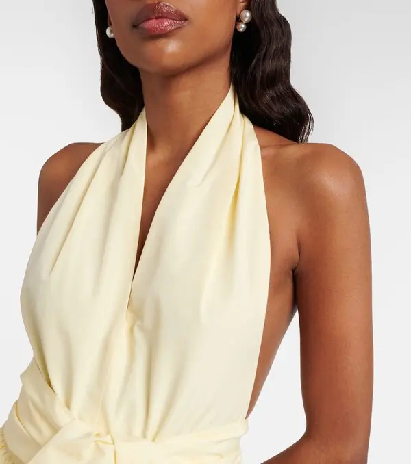 PATOU Halterneck Minidress