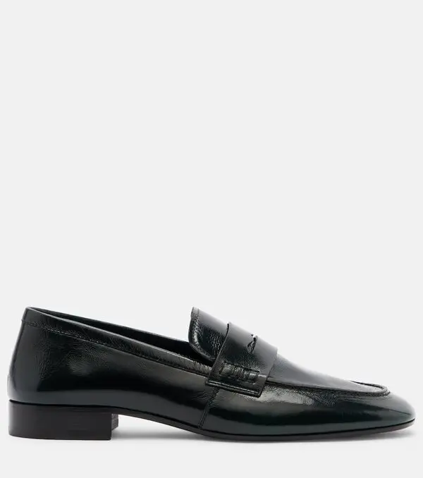Dries Van Noten Patent Leather Penny Loafers