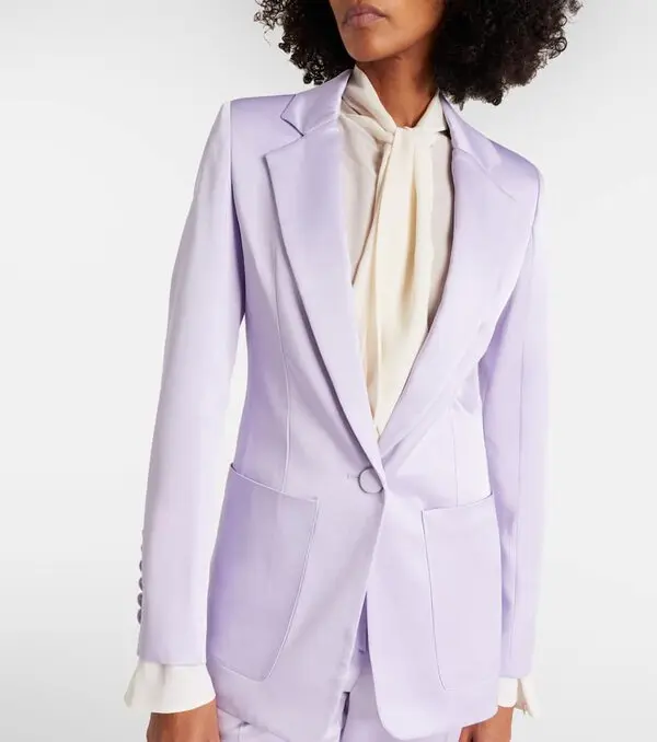 Nina Ricci Crepe Satin Blazer