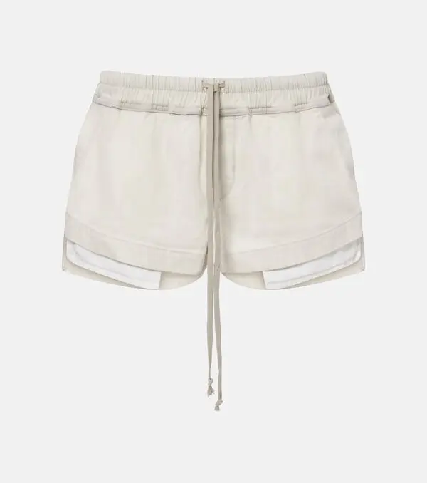 Rick Owens Cotton Jersey Shorts