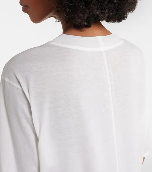 Rick Owens Oversized Cotton Jersey T-shirt With Attached Belt