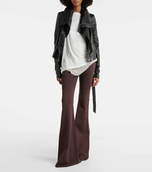 Rick Owens Oversized Cotton Jersey T-shirt With Attached Belt