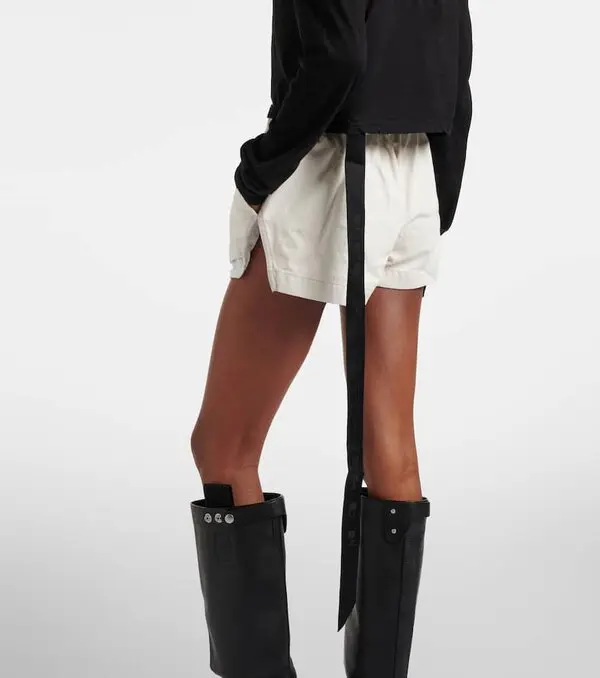 Rick Owens Belted Cotton Jersey T-shirt