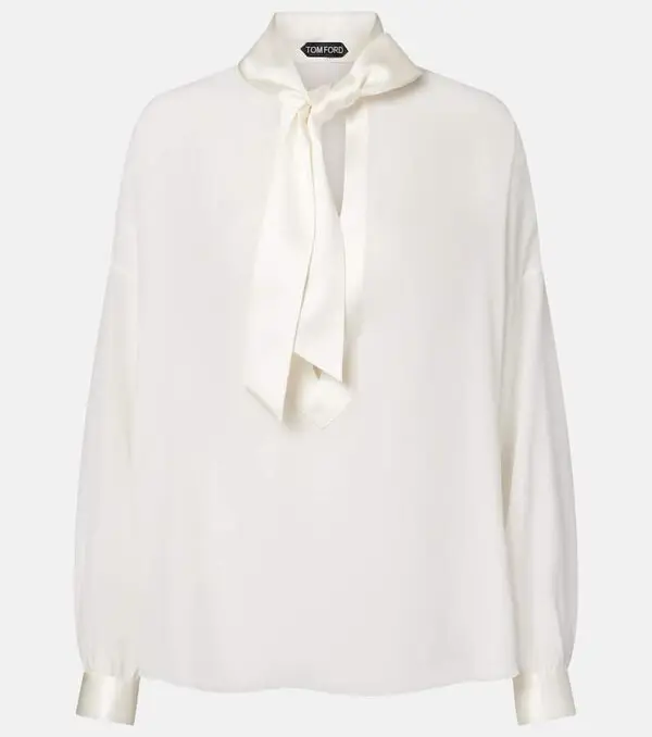 TOM FORD Silk Crepe De Chine Blouse