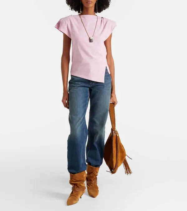 Isabel Marant Étoile Sebani Asymmetric Top - Pink