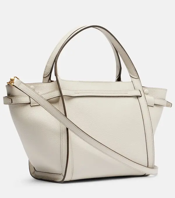 TOD'S T Signature Small Leather Tote Bag